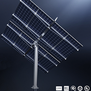 KST-SPT Commercial Single Post Solar Tracking System Single Axis from China manufacturer - XMKSENG
