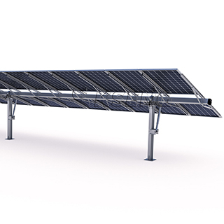 KST-2P Double Portrait Horizontal Single Axis Solar Tracker from China ...